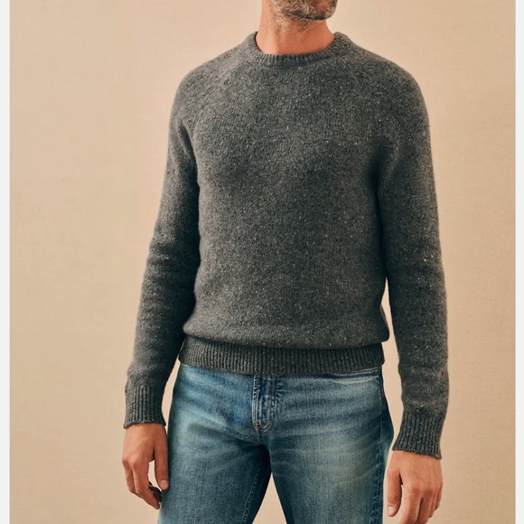 Faherty | Sweaters | Faherty Mens Donegal Wool Crewneck Sweater Nwt ...